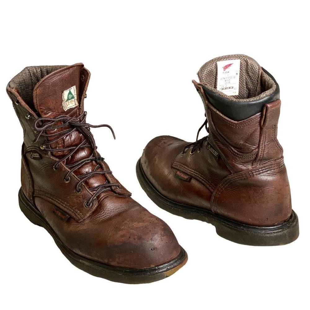 Red Wing 2412 Brown Gore Tex Steel Toe Work Safety Bo… - Gem